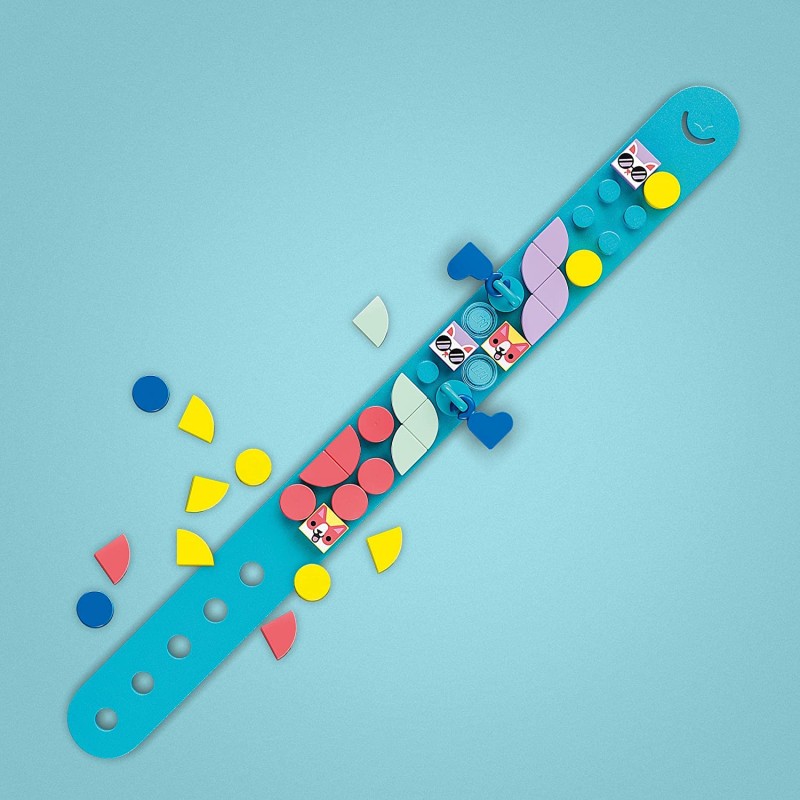 LEGO 41801 DOTS Il Braccialetto del mio Cucciolo, Kit Braccialetti Fai ...
