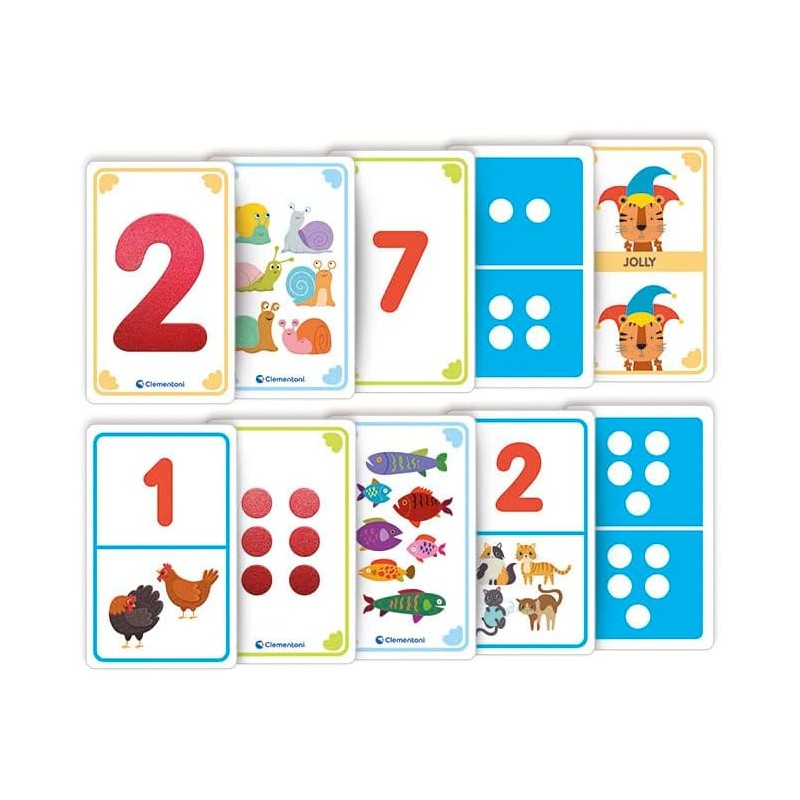 Clementoni - 16436 - Sapientino Carte - Numeri Tattili - Gioco ...